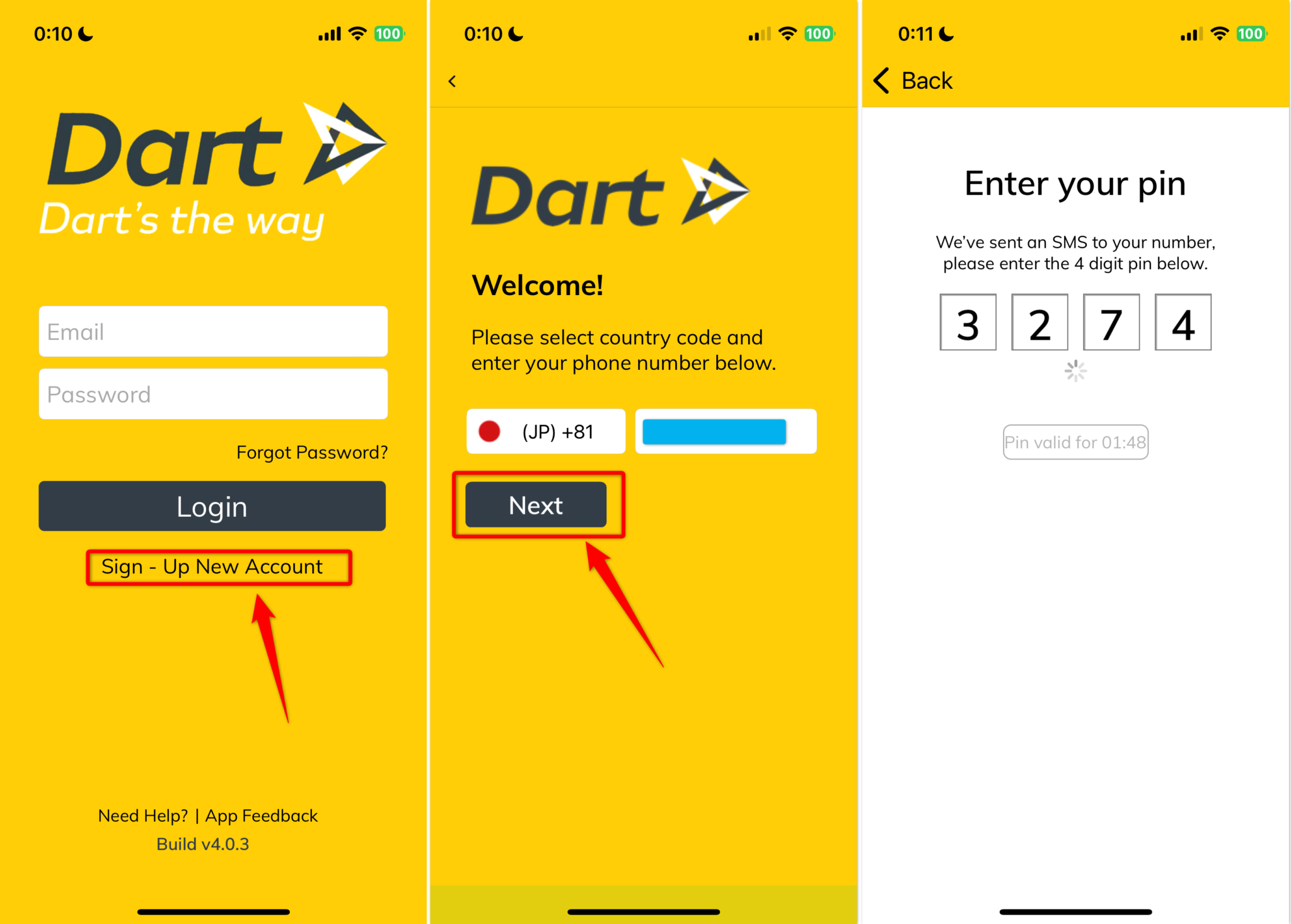 ブルネイで使える配車アプリDartのインストール方法＆使い方 - ひやまんブログ
